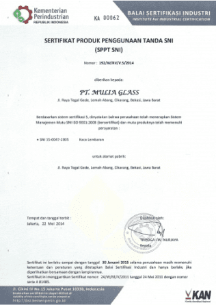 Float Glass, Kaca Bening, Transparan Lembaran - MuliaGlass